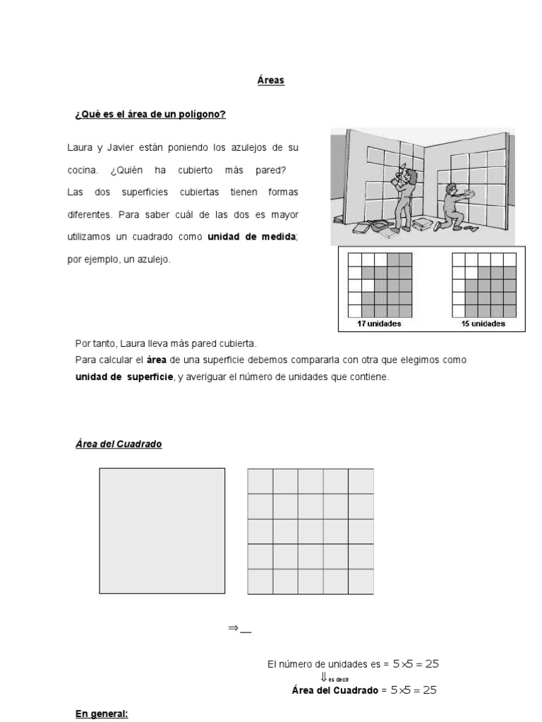 Actividad de Area de Cuadrado y Rectangulo | PDF | Rectángulo ...