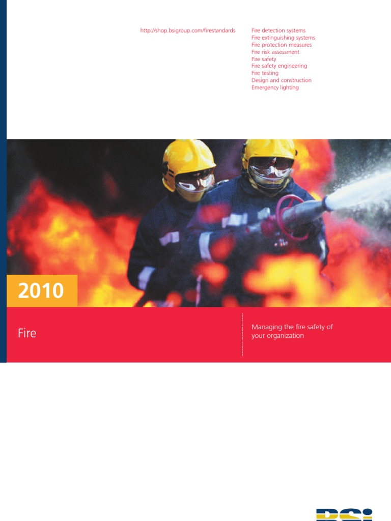 Bsi Fire Standarts | PDF | Fire Sprinkler System | Safety