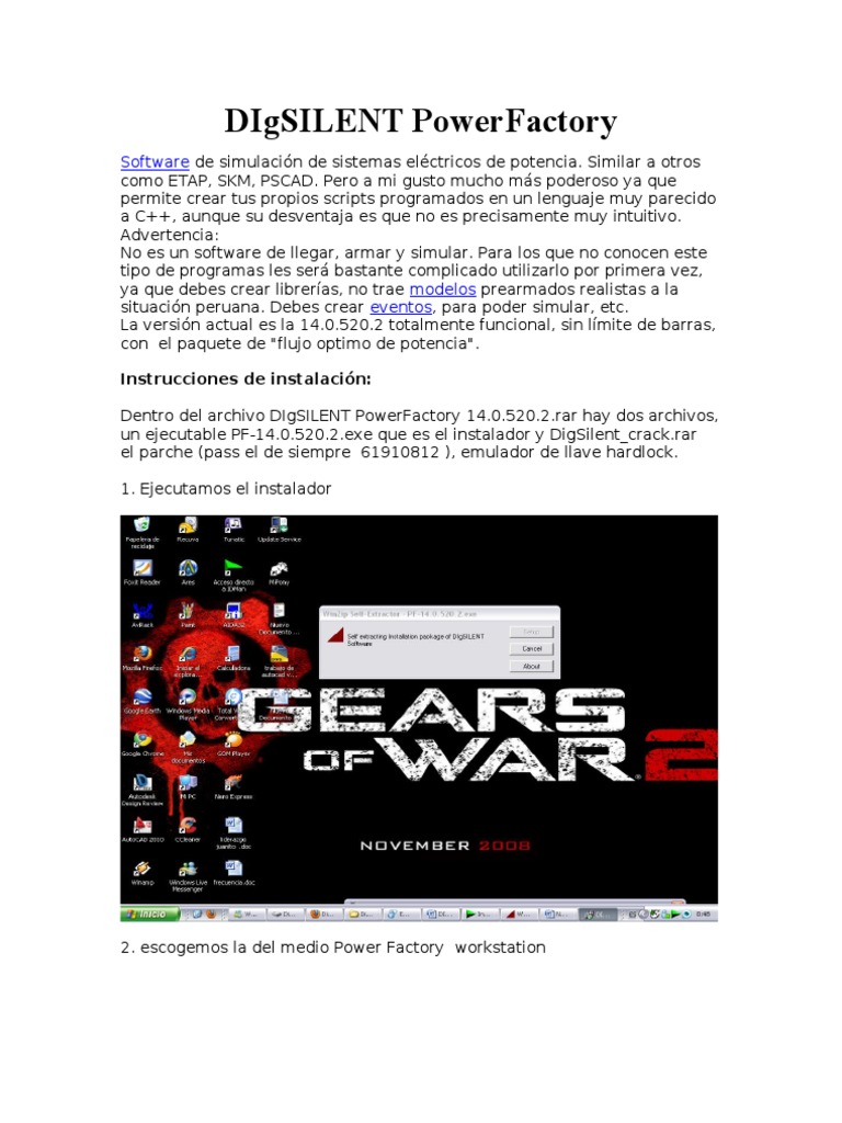 Instalacion Del DIgSILENT | PDF | Archivo de computadora | Emulador