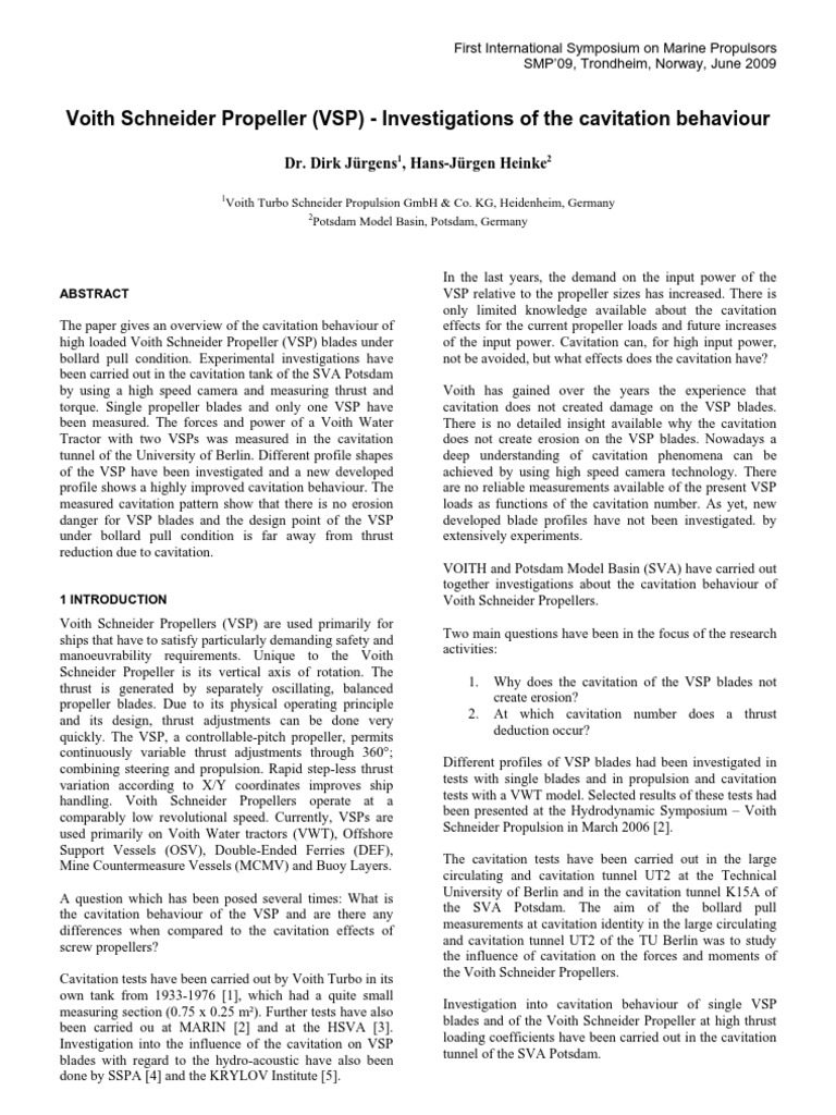WA2-1-Jurgens - Voith Schneider Propeller (VSP) - Investigations of TH ...