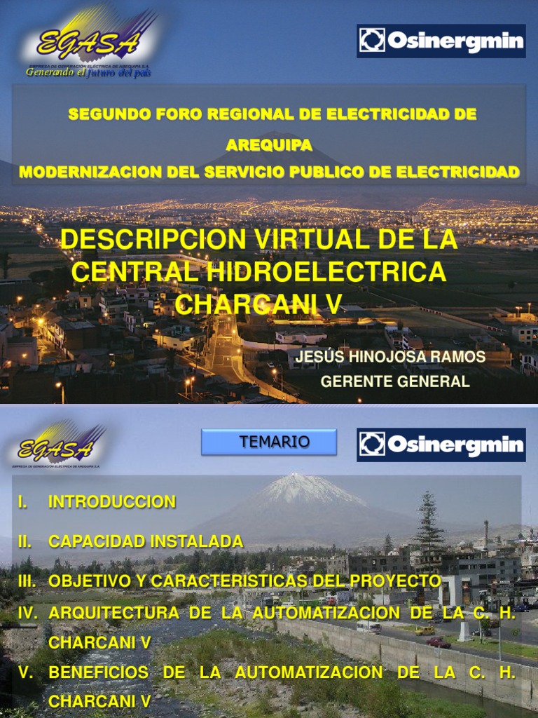 Modernización de Charcani V: Eficiencia Energética | PDF | Represa | Energía y recursos