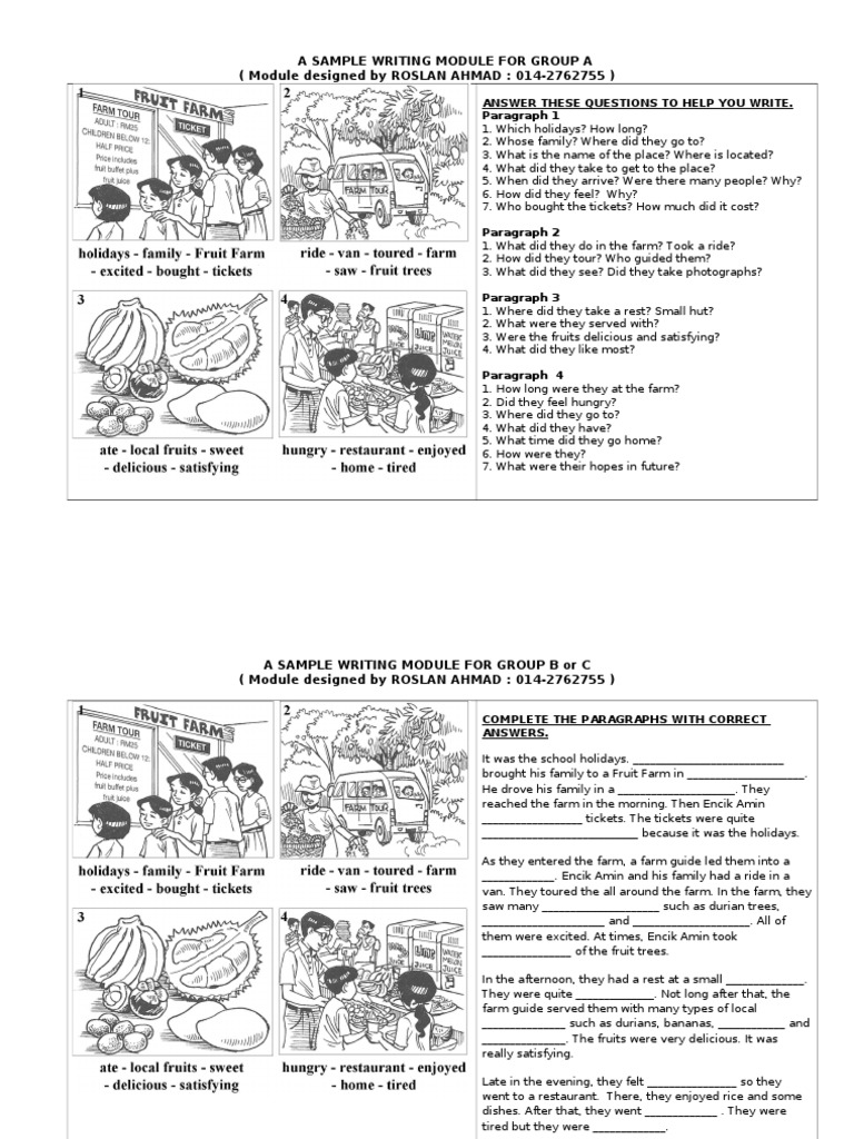 Sample Writing Module For Paper 2 Section C | PDF