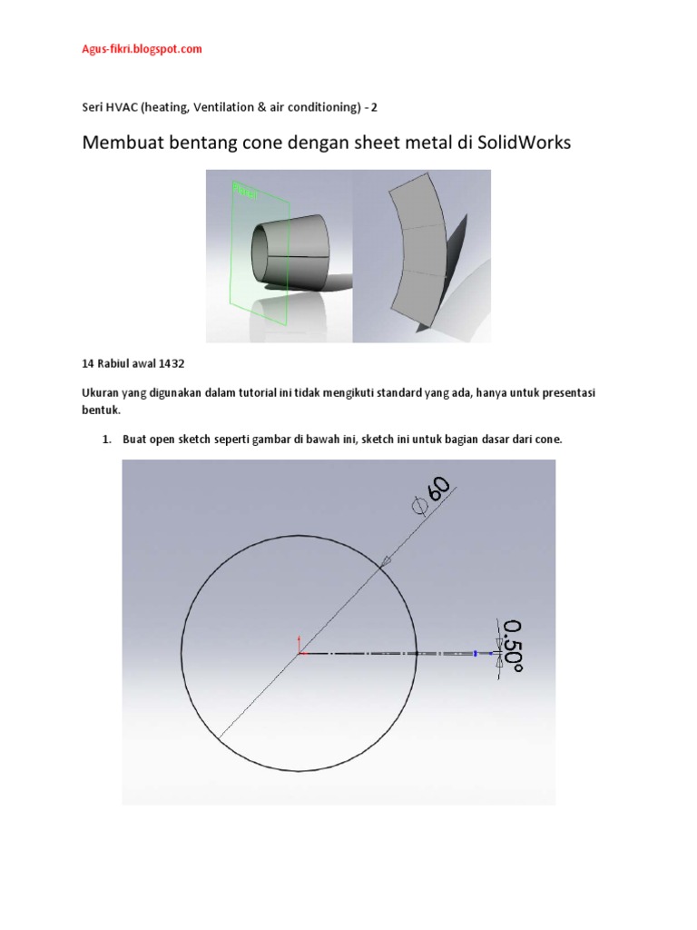 SolidWorks Cone | PDF