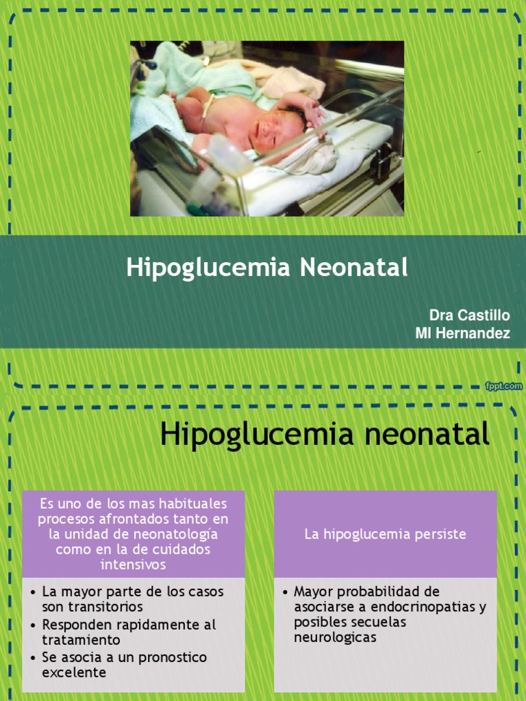 Hipoglucemia Neonatal: Diagnóstico y Tratamiento | PDF | Hipoglucemia ...