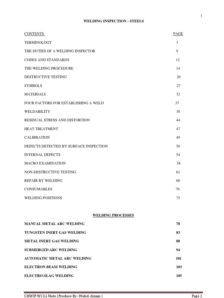 A Comprehensive Guide to Welding Inspection of Steels Covering Key ...