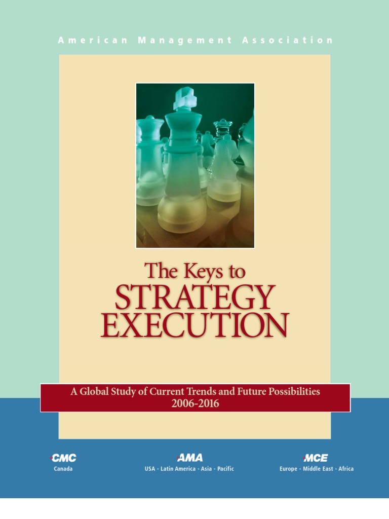 AMA StrategyExecutionReport | PDF | Strategic Management | Human ...