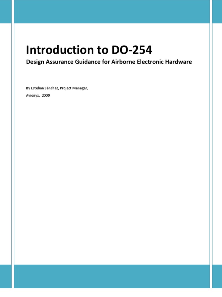 Introduction To DO-254 Design Assurance Guidance For Airborne ...