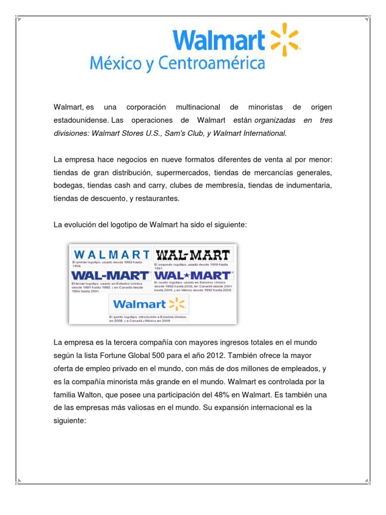 Walmart de Mexico y Centroamerica | Walmart | Minoristas