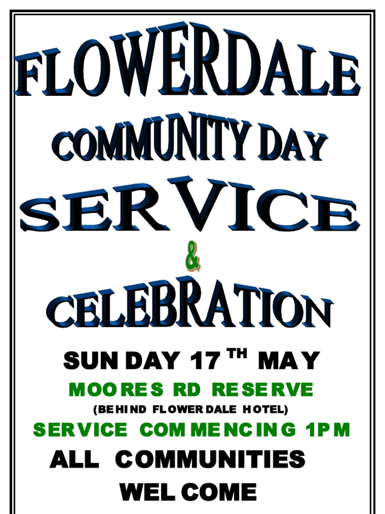 Community Service at Moores Reserve | PDF
