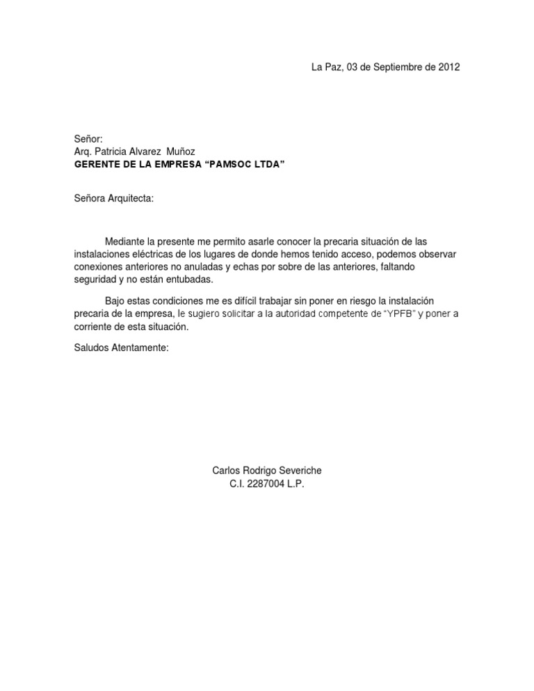 Carta Ypfb | PDF | Tecnología