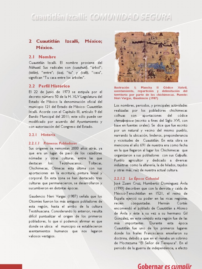 Historia C.izcalli | PDF | Ciudad de México