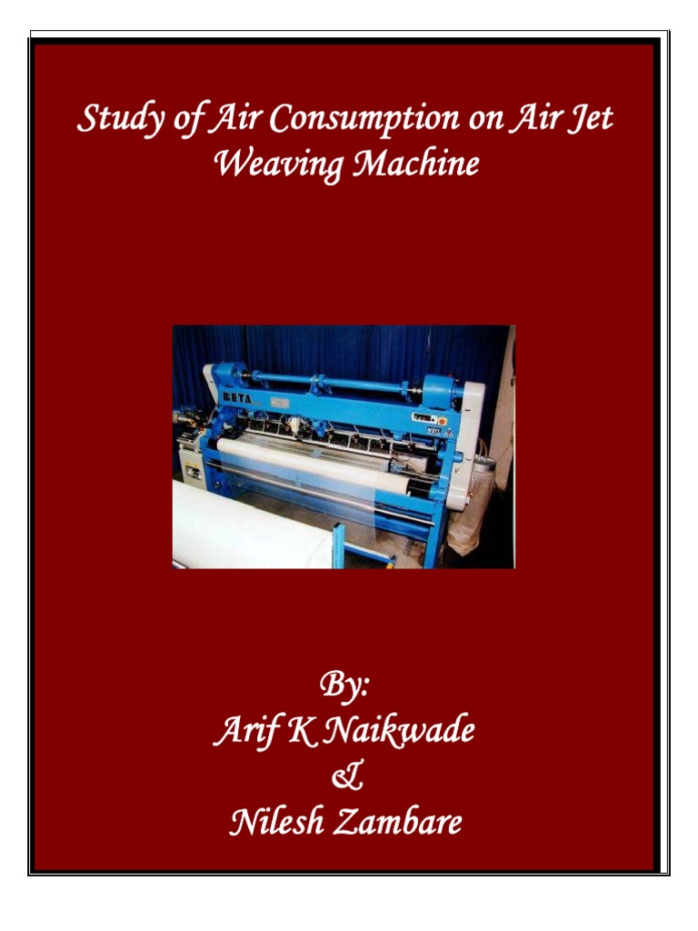 Air Consumption in Jet Weaving Machines | PDF | Gas Compressor | Yarn