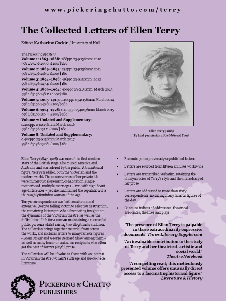 The Collected Letters of Ellen Terry | PDF | Classics