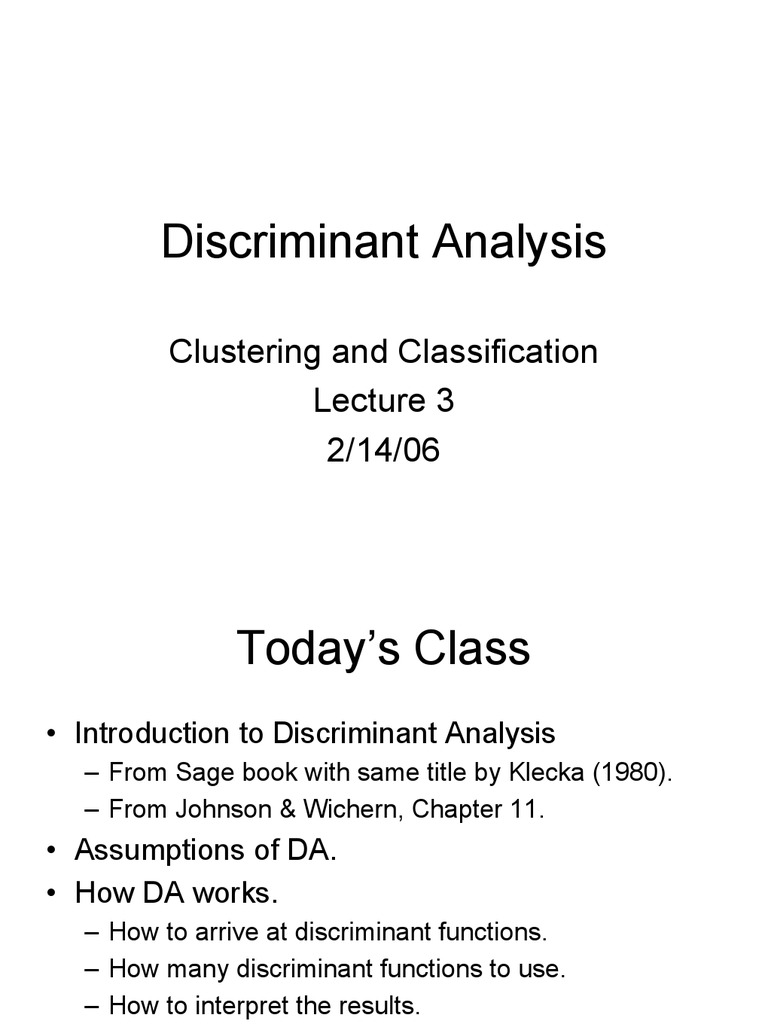 DFA Interpretation Help | PDF | Matrix (Mathematics) | Eigenvalues And ...
