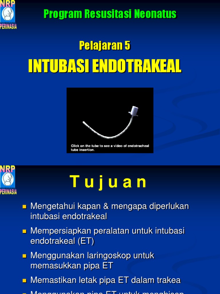 Intubasi Endotrakeal | PDF