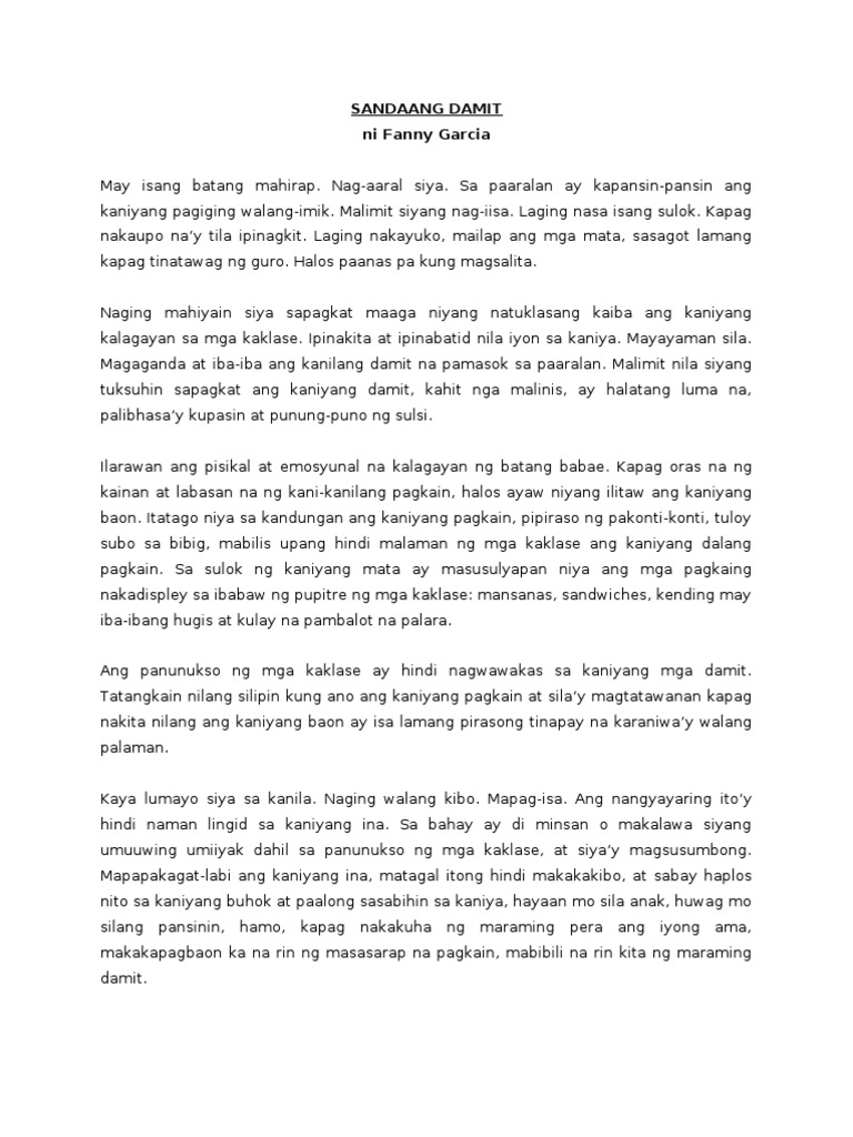 Sandaang Damit | PDF