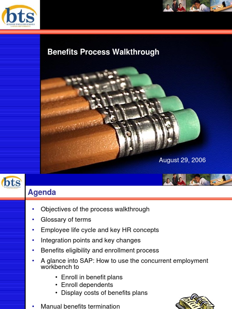 Benefits Process Walkthroughfinal (Rev) | PDF | Payroll | Employee Benefits