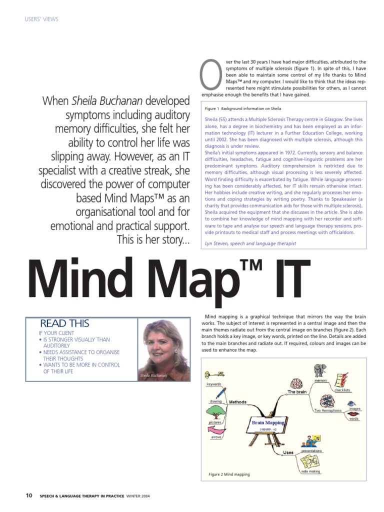 Mind Map™ IT. | PDF | Multiple Sclerosis | Memory
