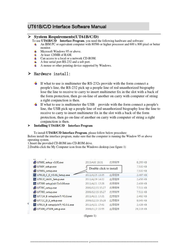 UT61B - C - D Computer Interface Software | PDF | Graphical User Interfaces | Icon (Computing)
