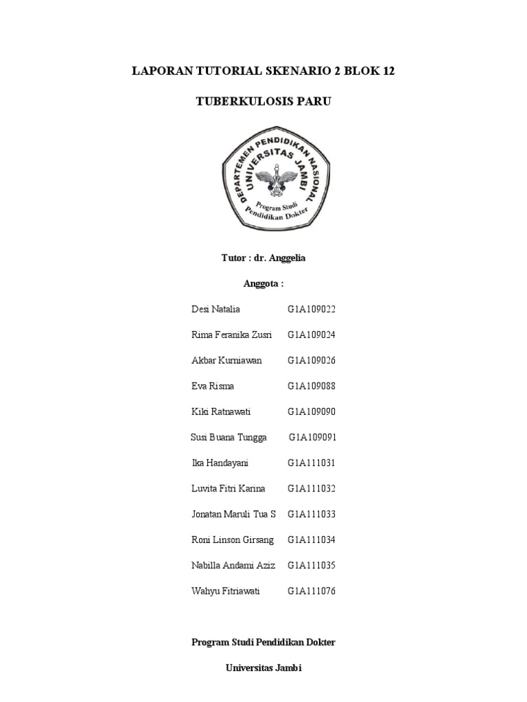 Skenario 2 Tutorial Blok 12 Laporan Fix | PDF