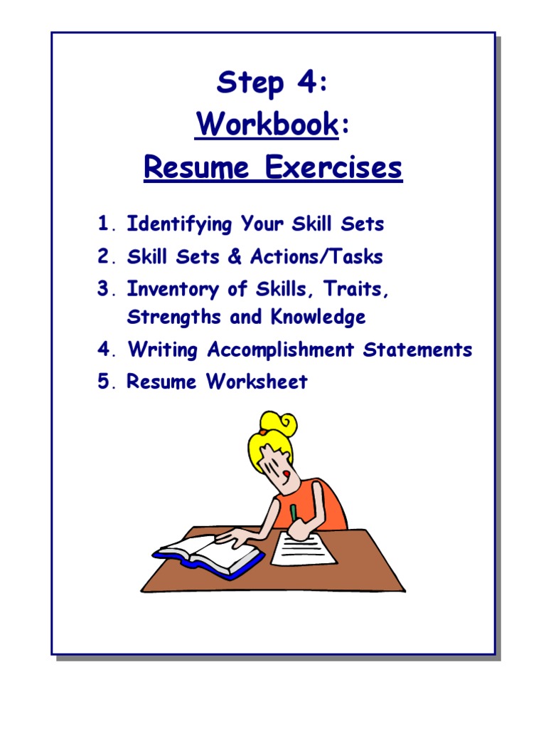 Work Book Resume Exercises | PDF | Curriculum | Strategic Management
