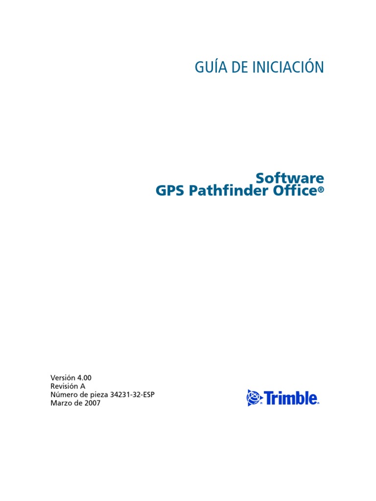 Trimble - GPS Pathfinder Office - Manual Usuario | PDF | License | Copyright