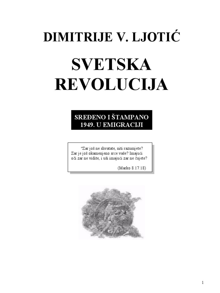 Dimitrije Ljotic - Svetska Revolucija PDF | PDF