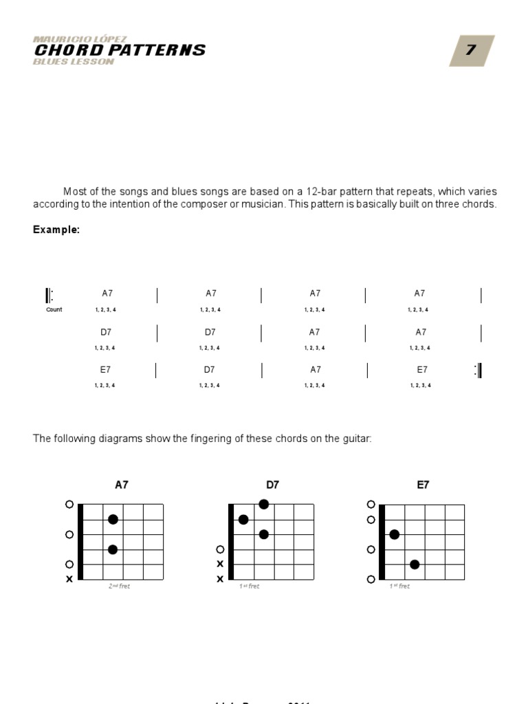 007 Chord Patterns | PDF