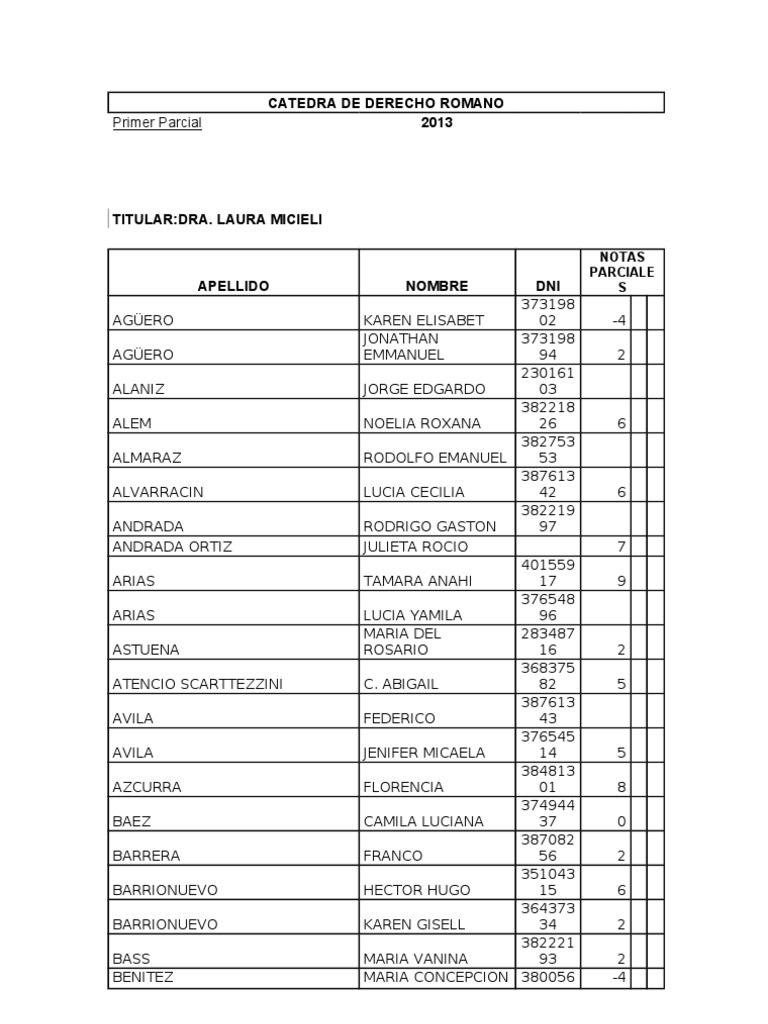 Notas de Romano | PDF