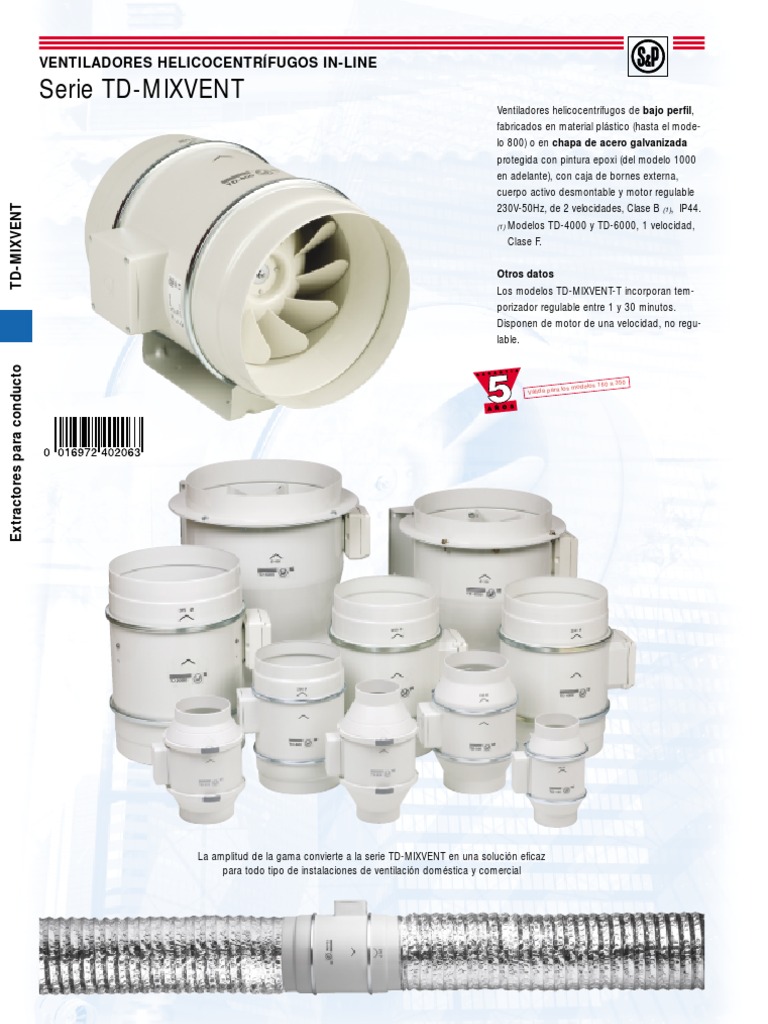 Mix Vent | PDF | Ventilador mecánico | Caldera