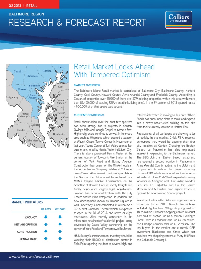 2Q2013 CIB Retail Report | Download Free PDF | Retailing | Service ...