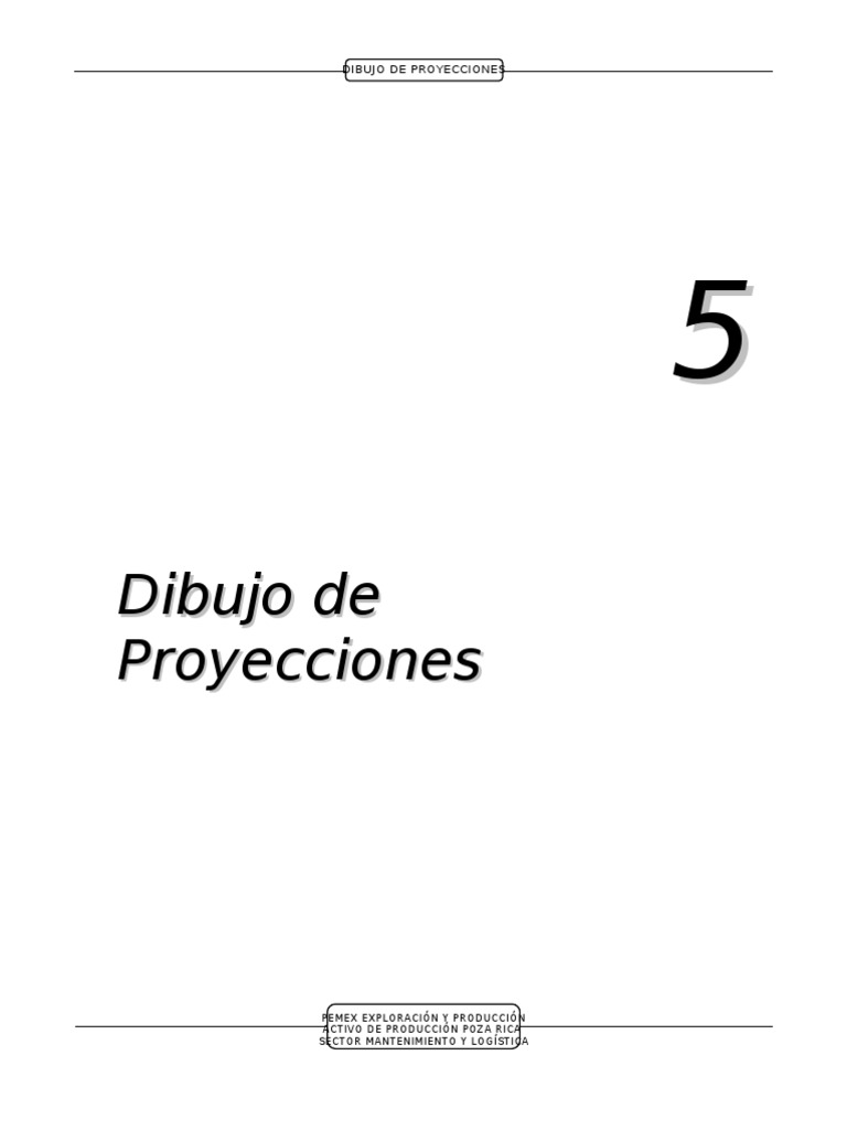 Proyección Ortogonal en Dibujo Técnico | PDF | Triángulo | Dibujo