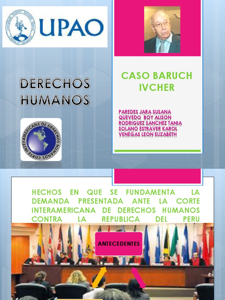 Caso Baruch Ivcher | PDF | Derecho Constitucional | Derechos