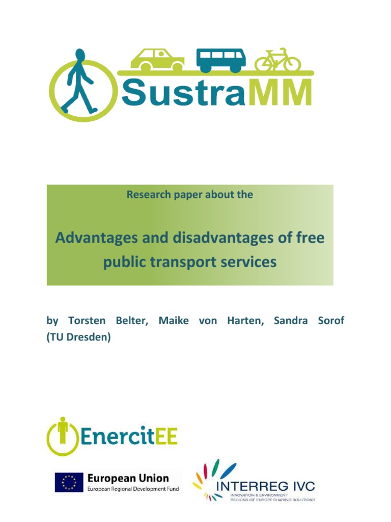 Advantages and Disadvantages of Free Public Transport Services | PDF ...