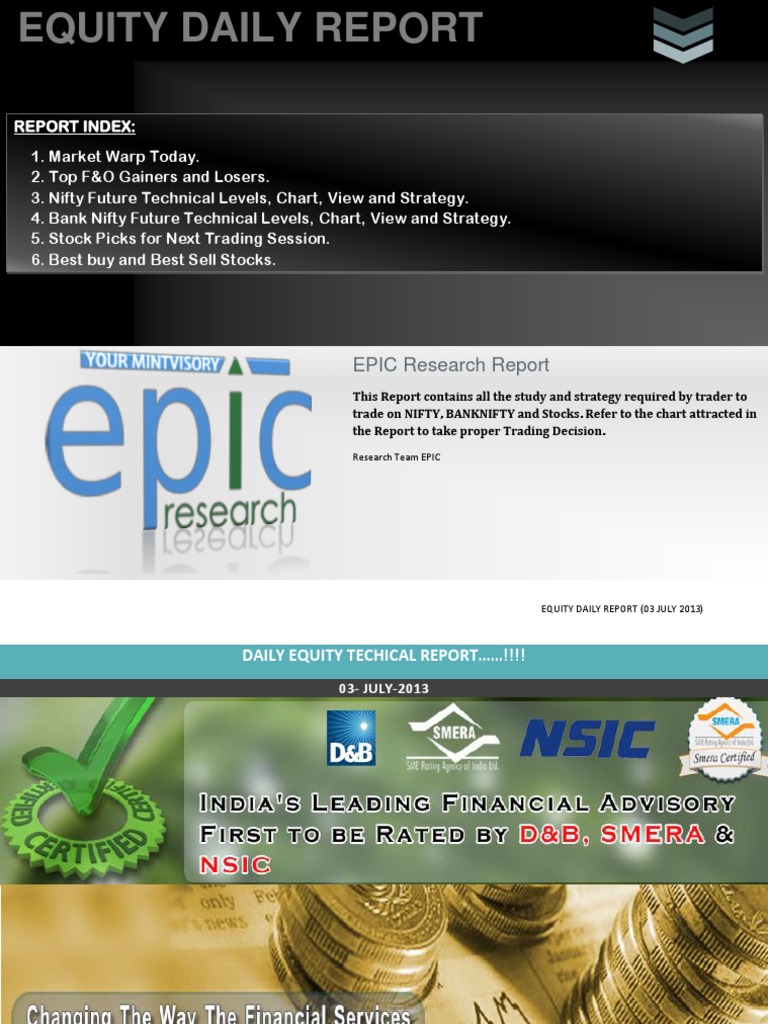 EPIC Research Report | PDF | Investor | Investing