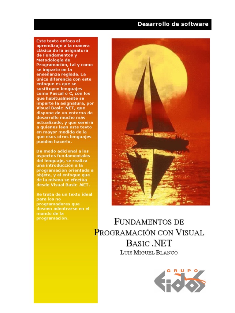 Fundamentos de Programacion Con VB NET | PDF | .NET Framework ...