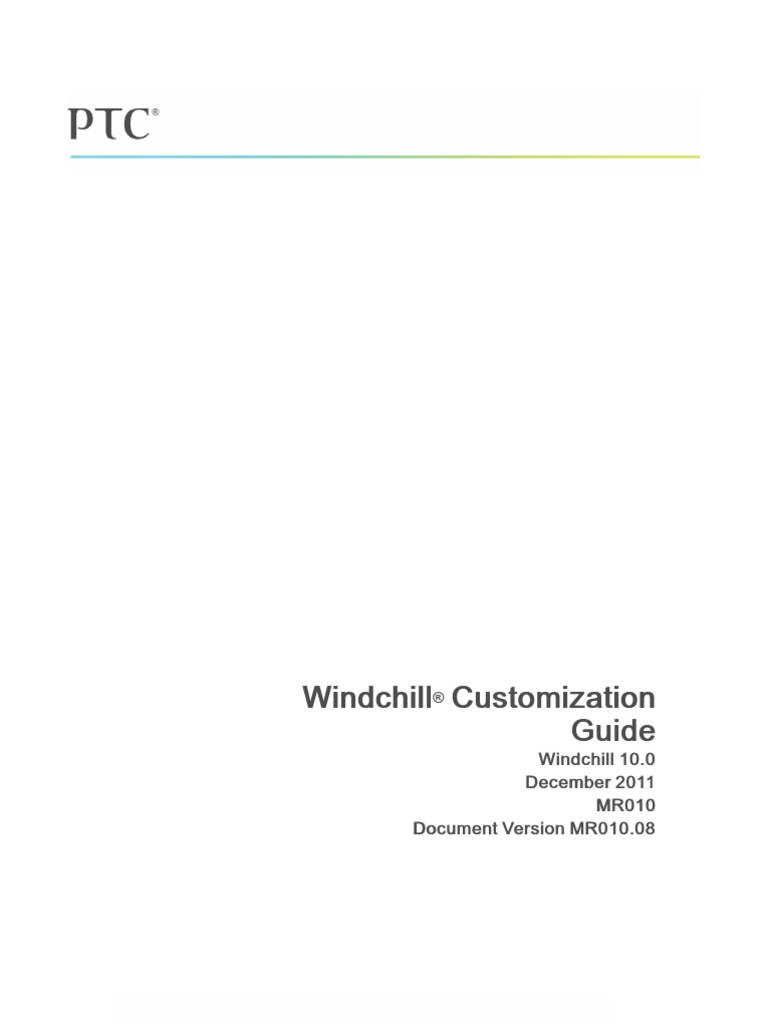 Windchill Windchill Customization Customization Guide Guide | PDF | Product Lifecycle | Object ...