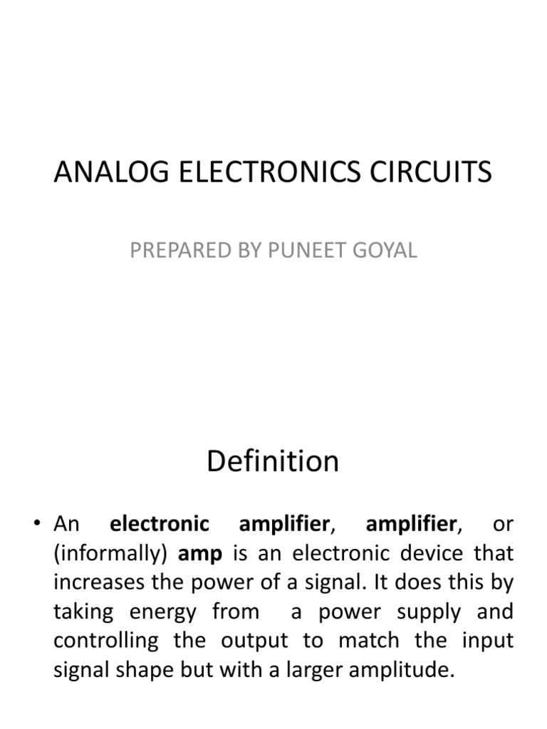 Classification of Amplifiers Explained | PDF | Distortion | Amplifier