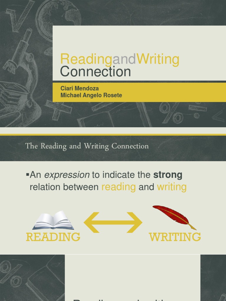 Reading and Writing Connection Explained | PDF
