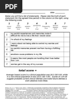 Children's Depression Inventory (CDI) | PDF