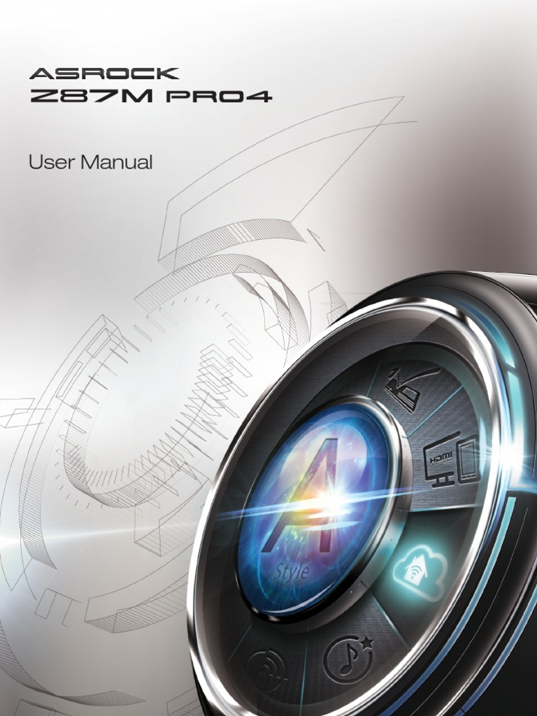 Asus Z87M Pro4 User Manual | PDF | Bios | Usb