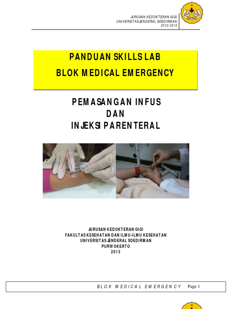 PEMASANGAN INFUS &injeksi | PDF