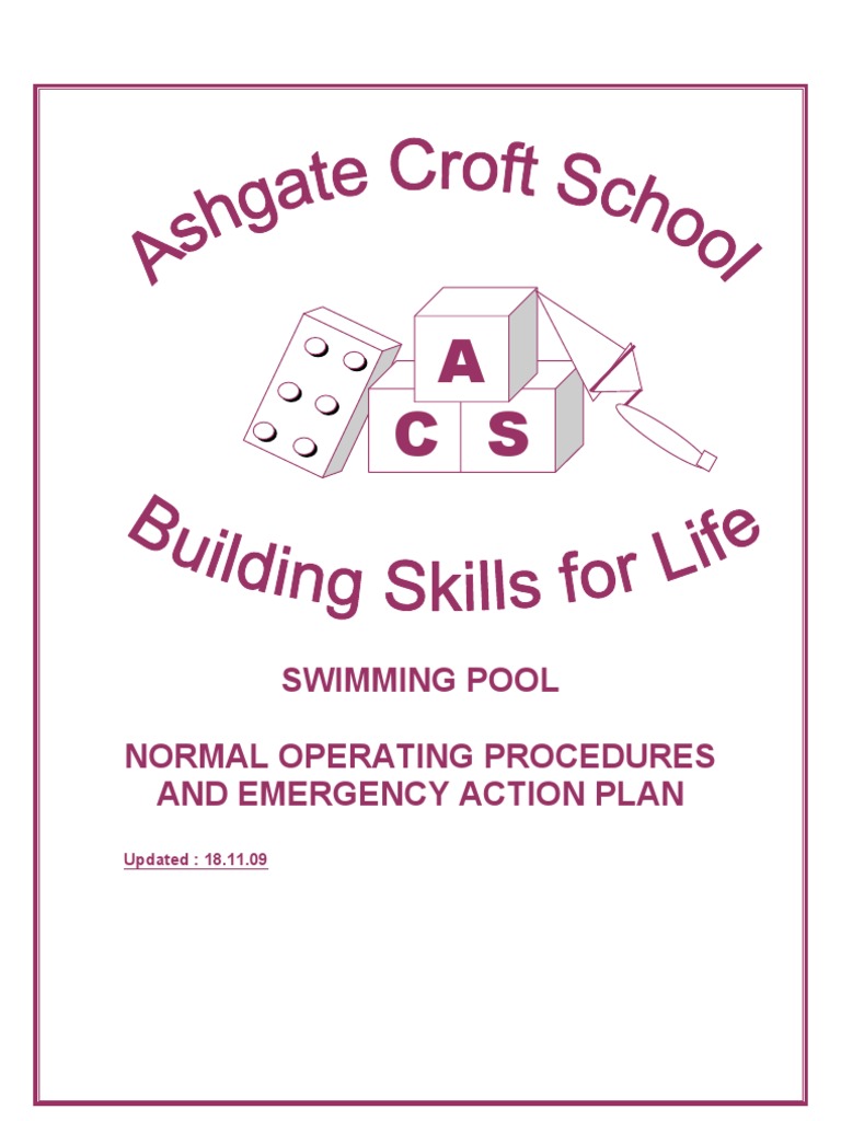 Swimming Pool Normal Operating Procedure and Emergency Action Plan ...