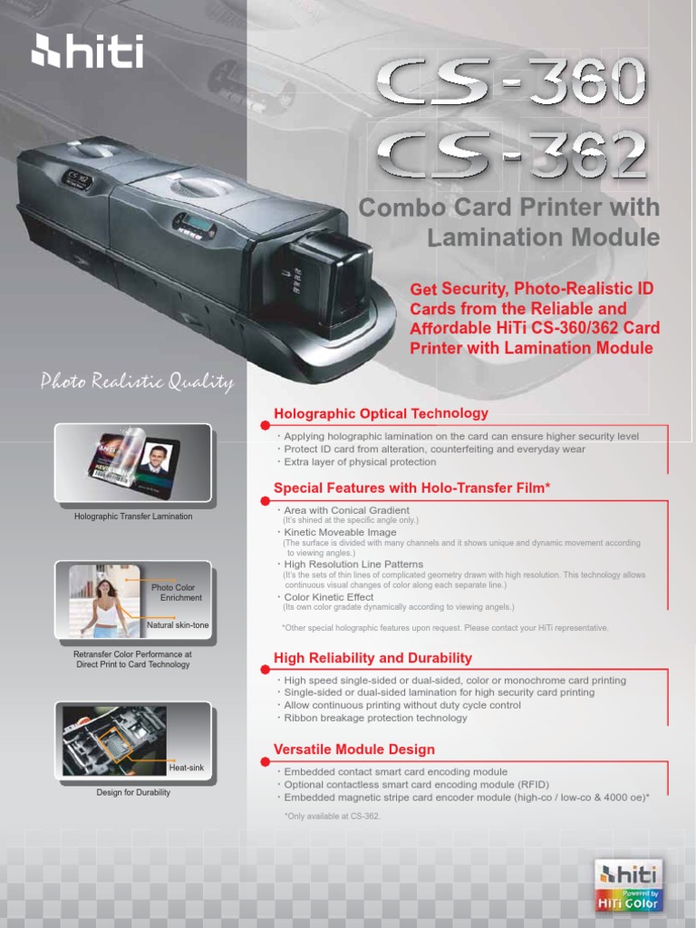 CS360 362 DM 01 | PDF | Holography | Printer (Computing)
