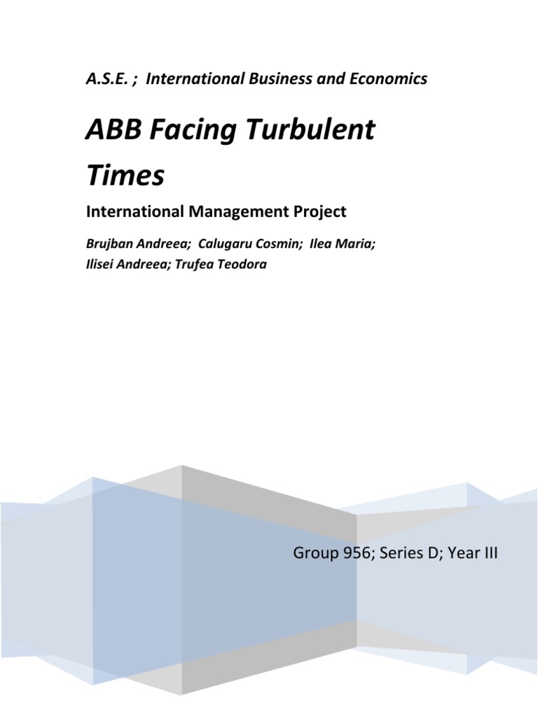 ABB | PDF | Strategic Management | Organizational Structure