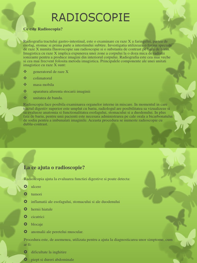 Radioscopie Powerpoint | PDF