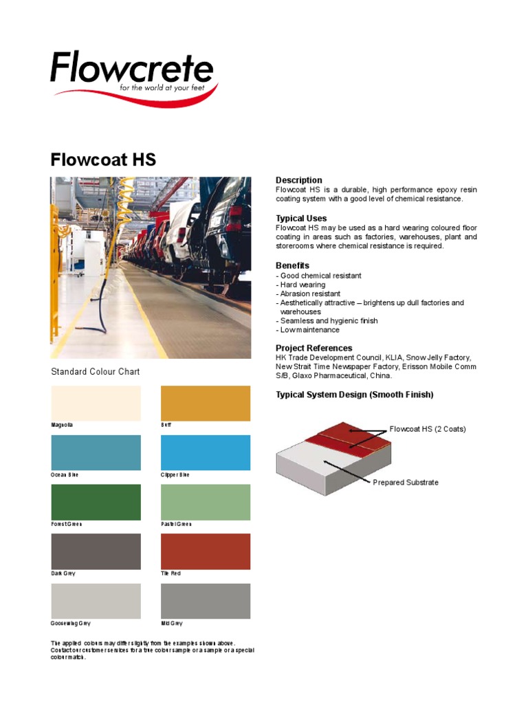 Flowcoat HS | PDF | Flooring | Wear
