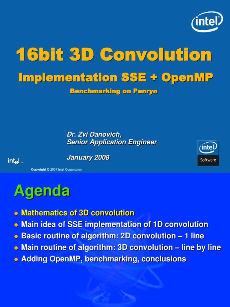 Convol 3 D 16 Bit | Download Free PDF | Convolution | Subroutine