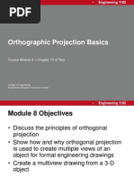 Tutorial 4-Orthographic Projections | PDF
