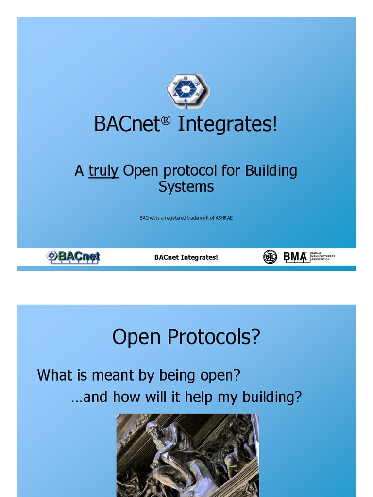 Bacnet Integrates!: A Truly Open Protocol For Building Systems | PDF ...